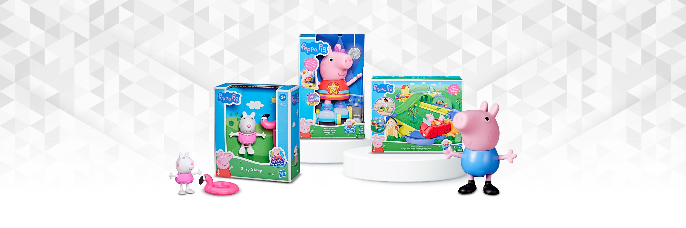 Efecto Ventana De Peppa Pig Centros De Mesa Peppa Pig 10 Unidades Con