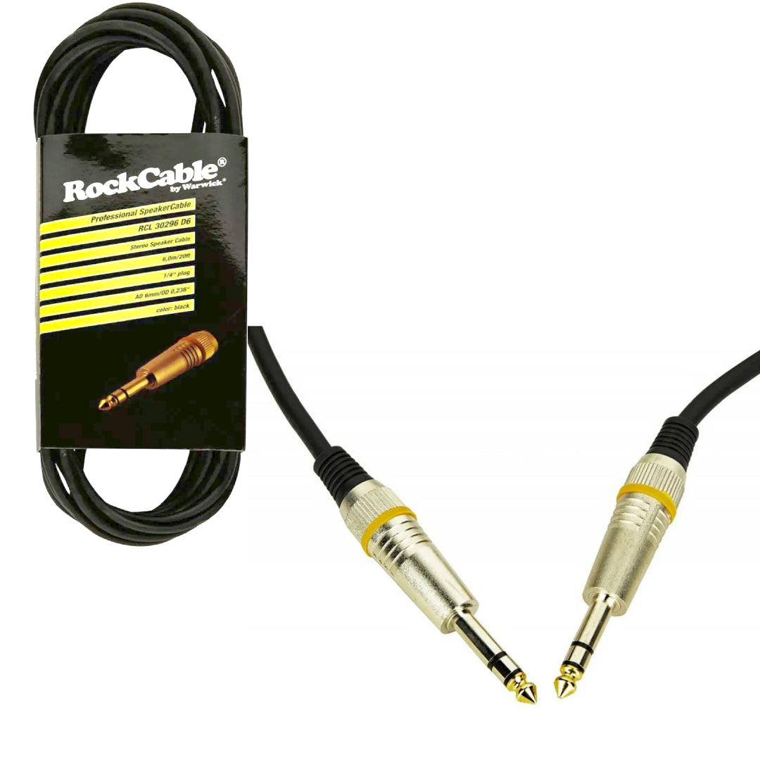 CABLE PLUG A PLUG STEREO 3 METROS ROCKCABLE RCL 30293 D6 – Fotosol