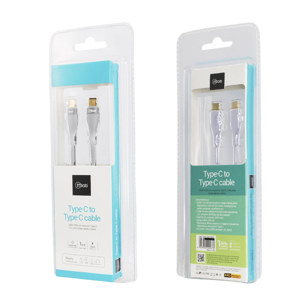 CABLE TIPO C A TIPO C 3A 1M MLAB 9266 - Fotosol