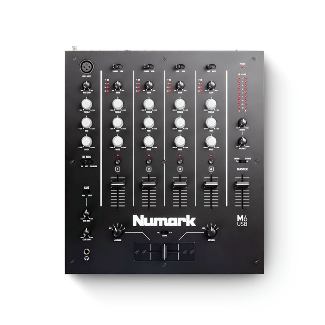 MIXER SCRATCH 4 CANALES DJ M6 USB NUMARK – Fotosol