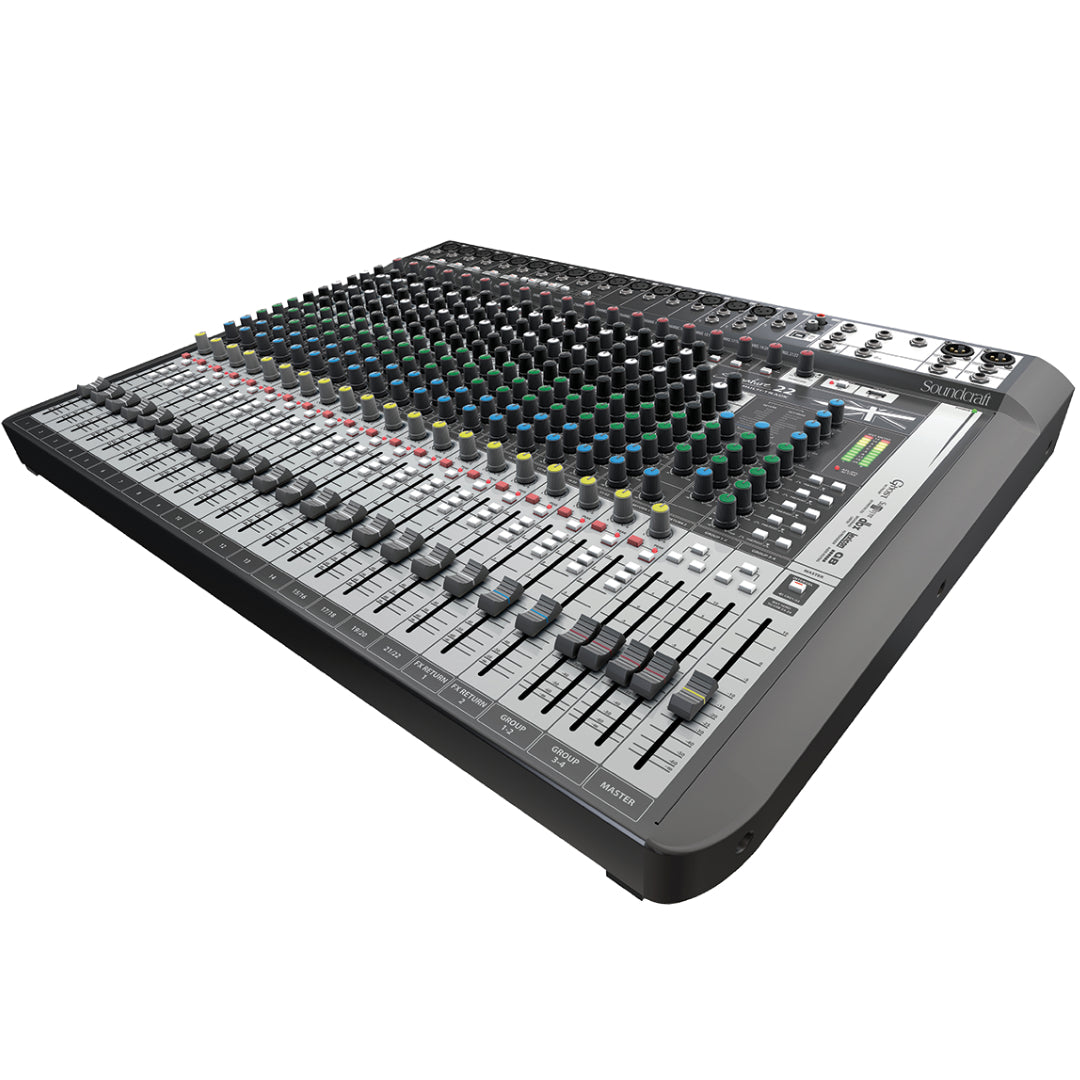 CONSOLA MEZCLADOR SOUNDCRAFT SIGNATURE22 MTK - Fotosol